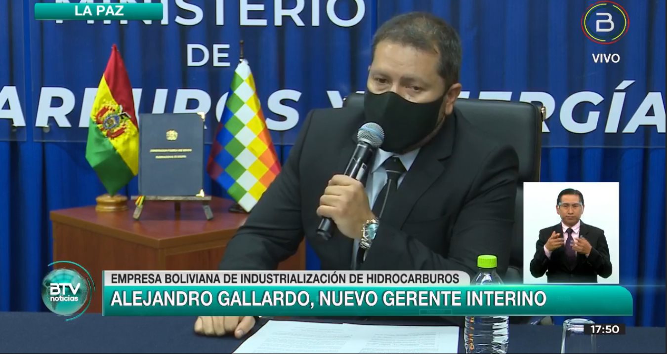 Alejandro Gallardo asume como Gerente de la Empresa Boliviana de ...