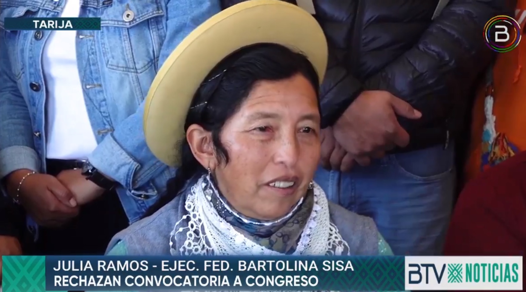 Federación de mujeres «Bartolina Sisa» de Tarija consultará con sus bases posición frente al ...